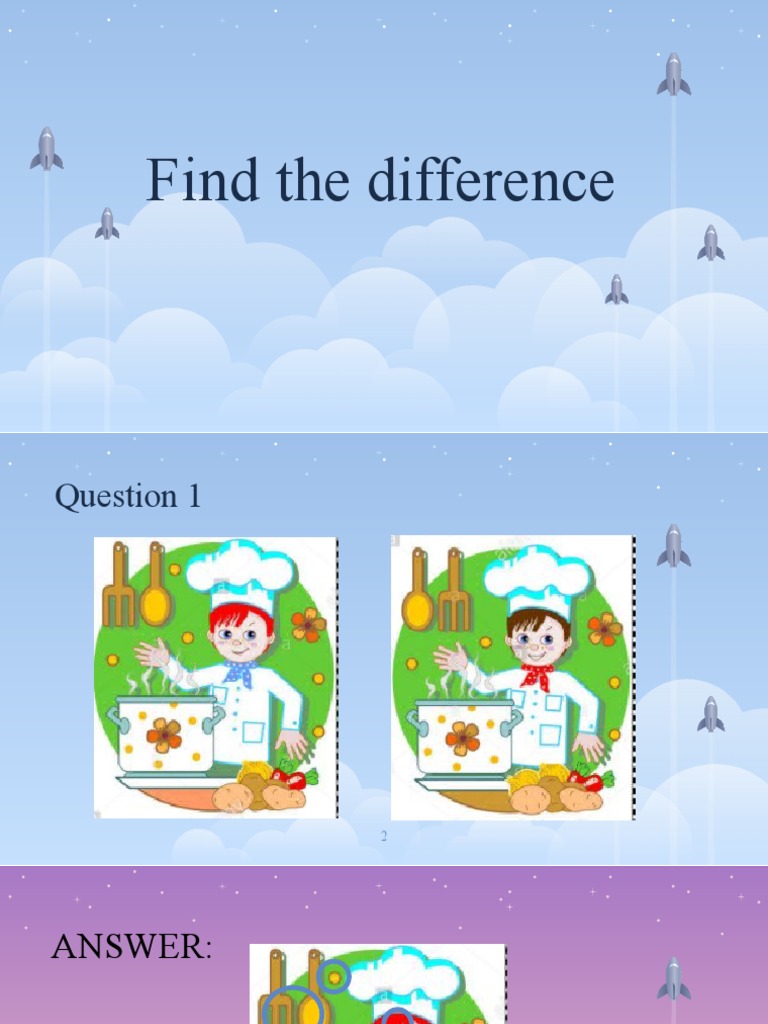 Find The Difference | PDF