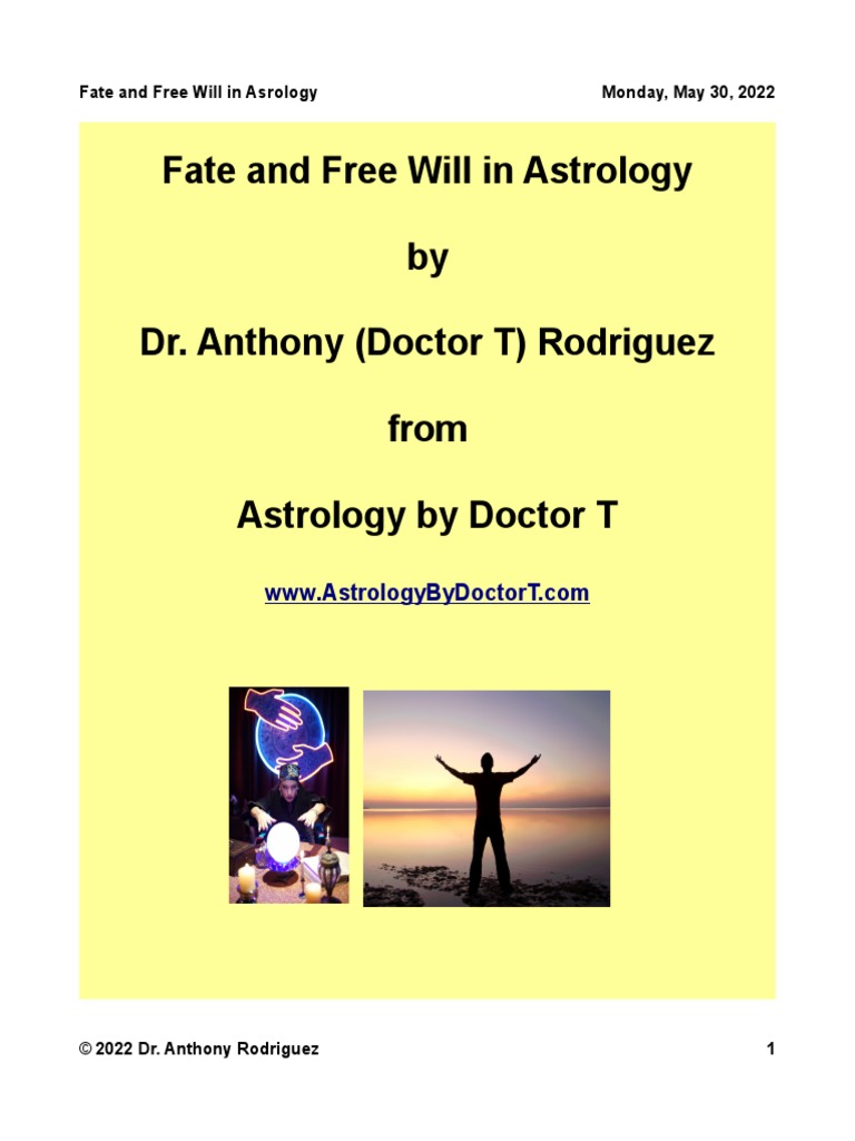 Fate and Free Will in Astrology | PDF | Astrology | Free Will