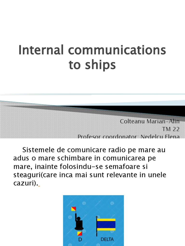 Internal Communications To Ships | PDF