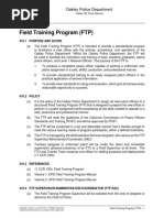 PNP Field Training Officers Development Program | PDF | Police ...