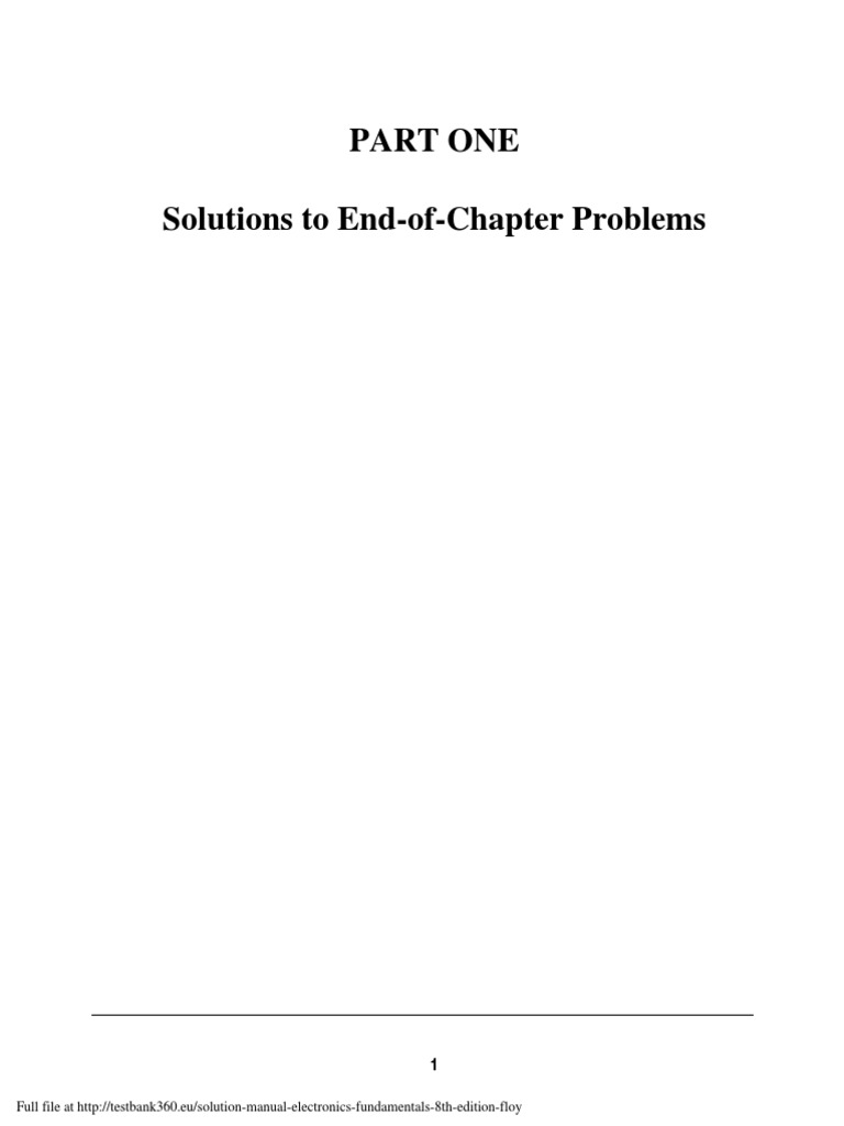 Electronics Fundamentals Circuits Devices and Applications | PDF | Watt ...