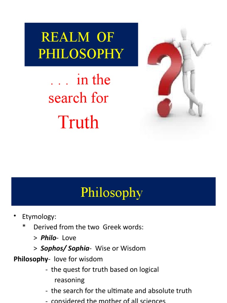 Realm of Philosophy | PDF | A Priori And A Posteriori | Truth