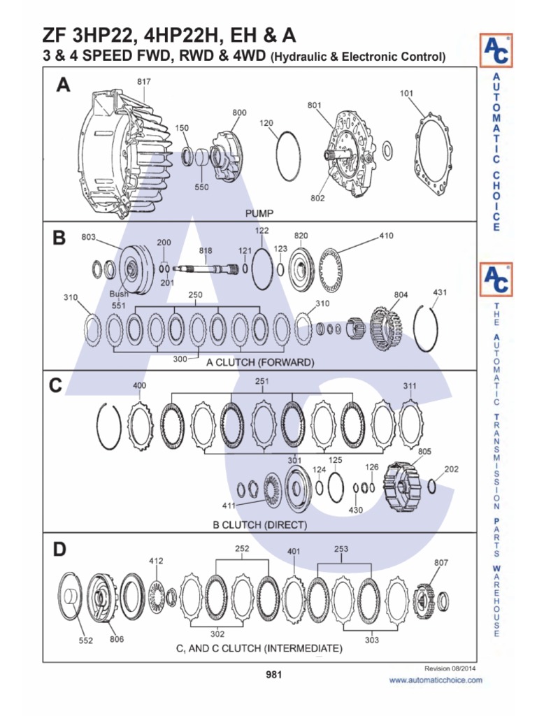 ZF 4HP22 - zf4hp22 Scheme | PDF