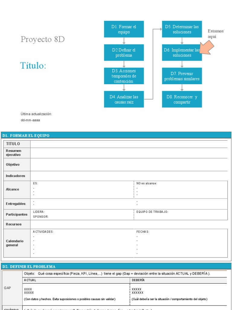 PLANTILLA 8D Fomato Diapositivas Powerpoint | PDF | Cognición