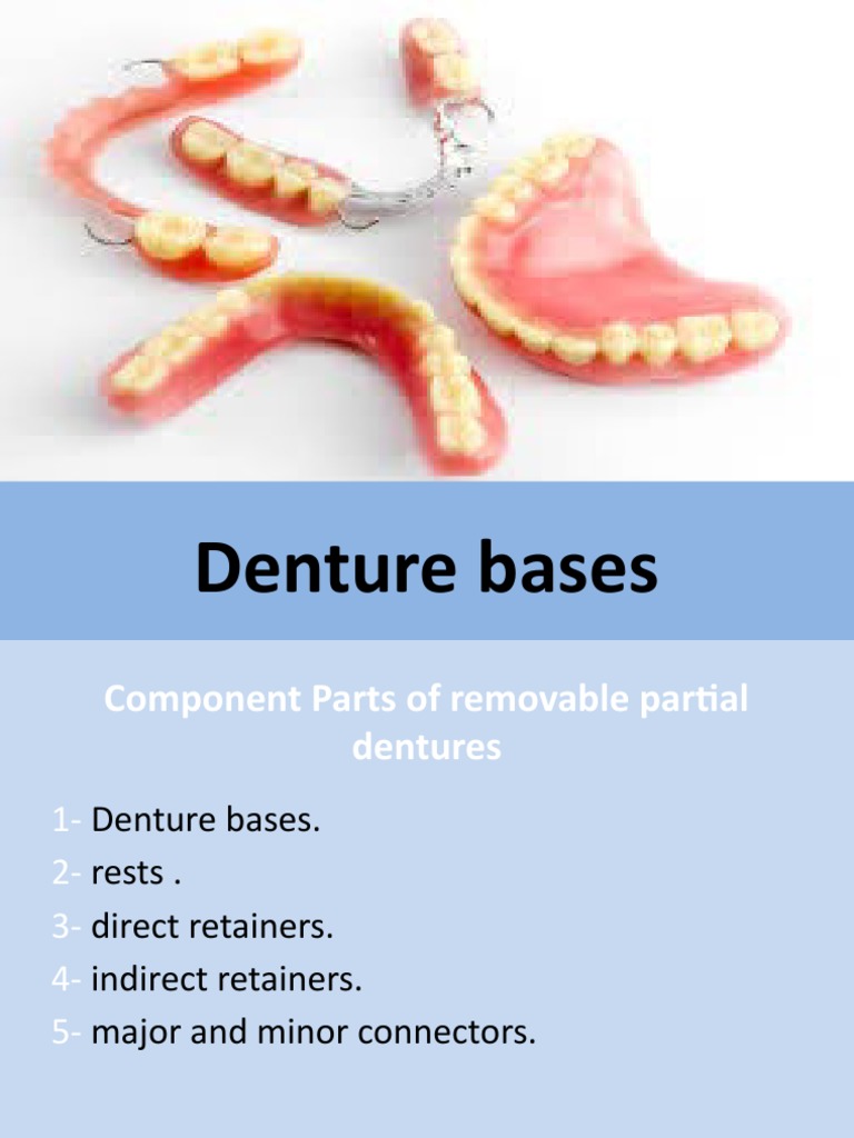 Denture Base RPD | PDF | Dentures | Dentistry Branches