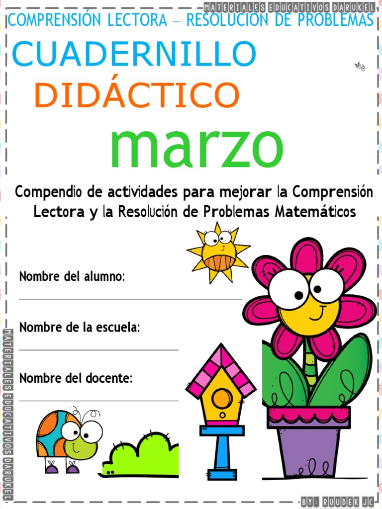 ?2° Lectora-Mate Cuadernillo Darukel Marzo 2021? | PDF