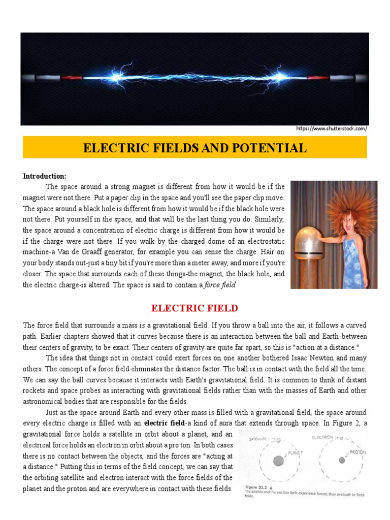 Electricity and Magnetism (Module 2) | PDF | Potential Energy | Capacitor