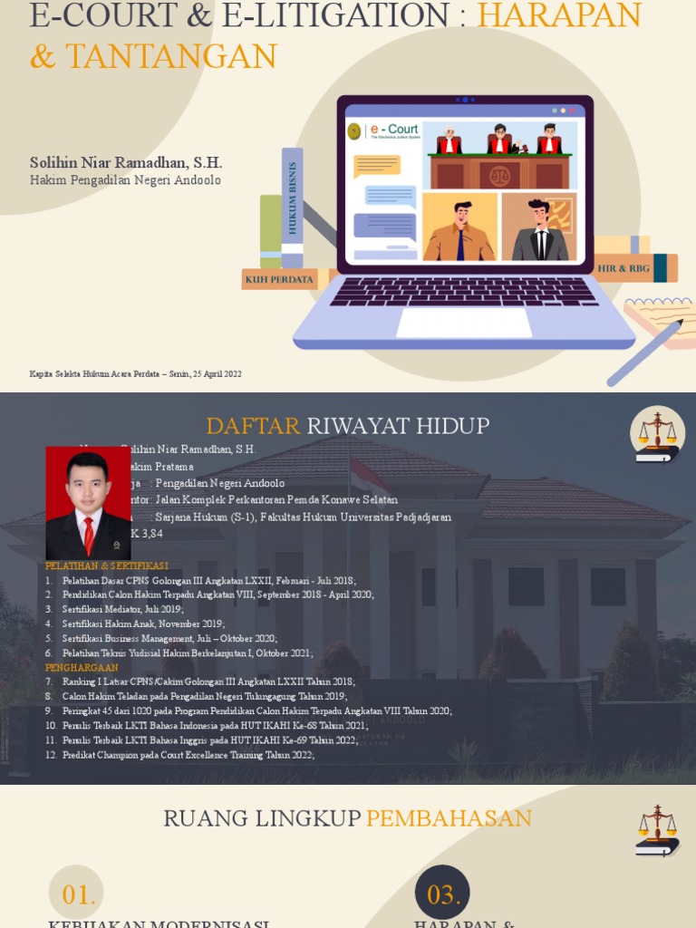 E-Court dan E-Litigasi: Transformasi Digital dalam Penyelesaian ...