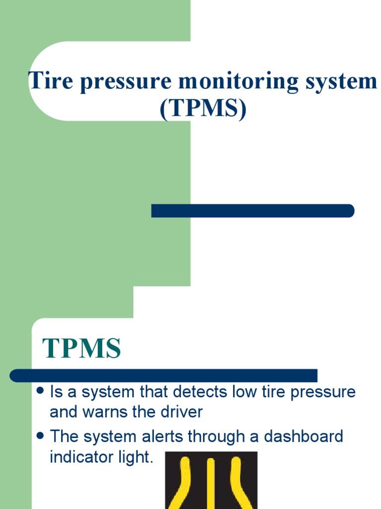 TPMS | PDF | Transport | Motor Vehicle