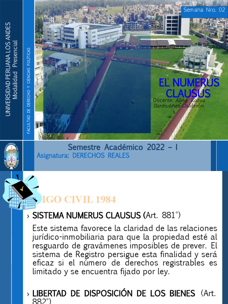 4tema - El Numerus Clausus | PDF | Propiedad | Ley común