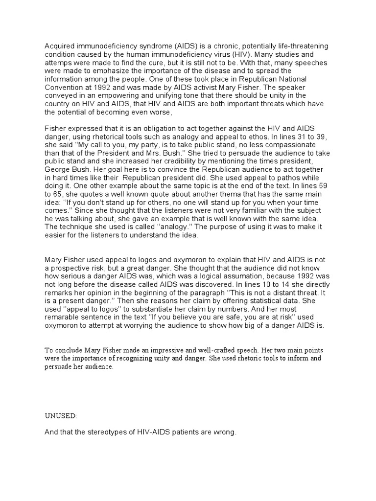 Essay #784 | PDF | Hiv/Aids