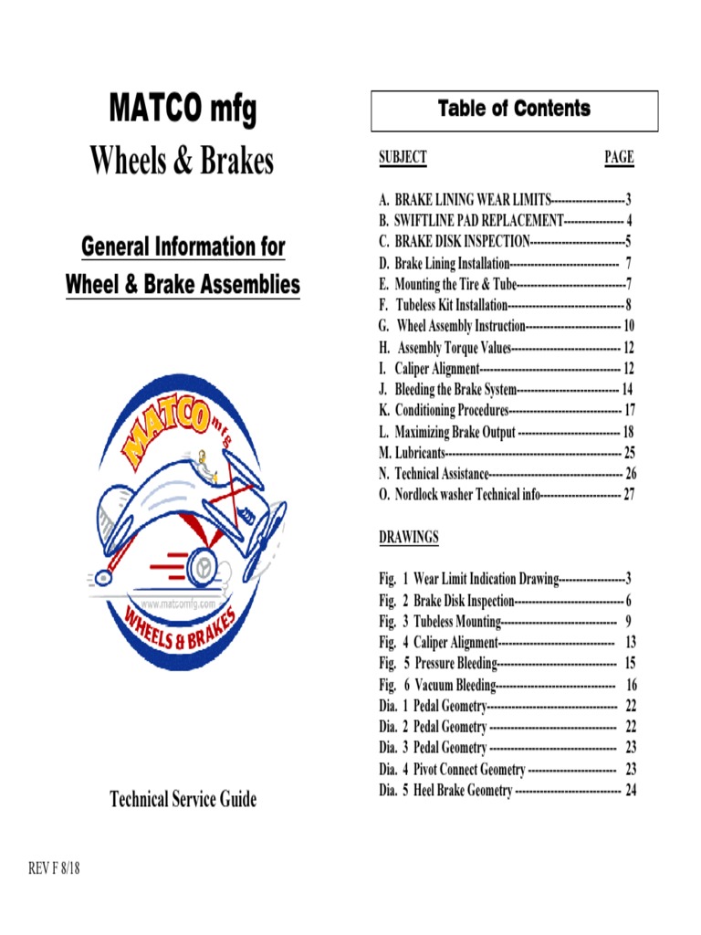 MATCO Brakes Maintenance Guide | PDF | Brake | Nut (Hardware)