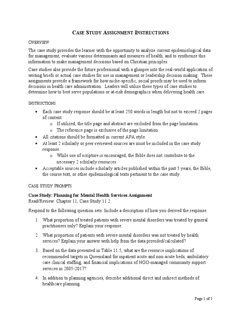 Chapter 11 Case Study Instructionsdf | PDF | Health Care | Patient