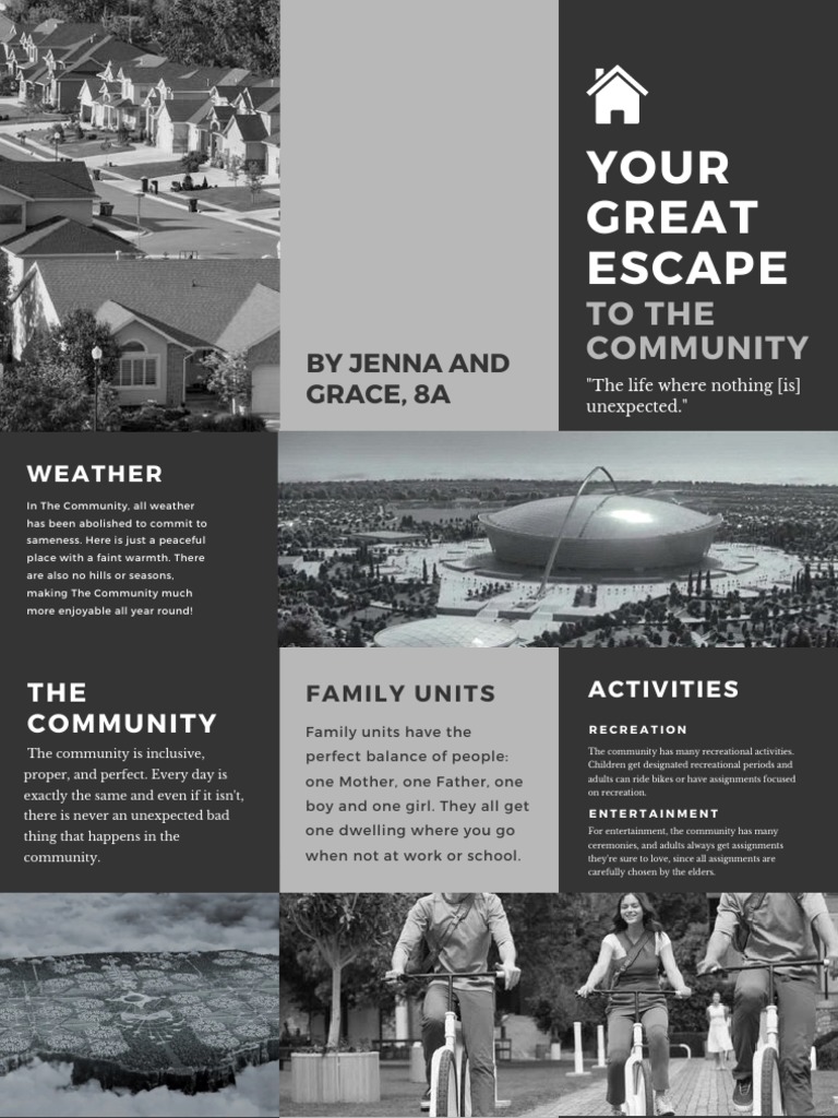 The Giver Community Overview | PDF