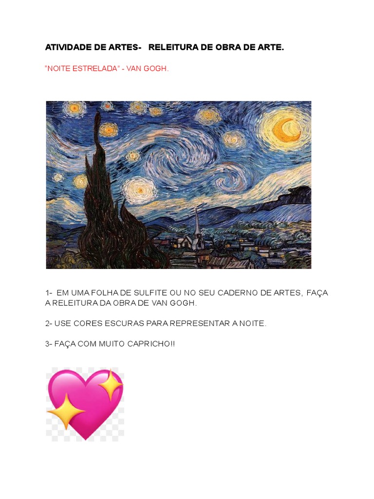 Van Gogh - Noite Estrelada | PDF