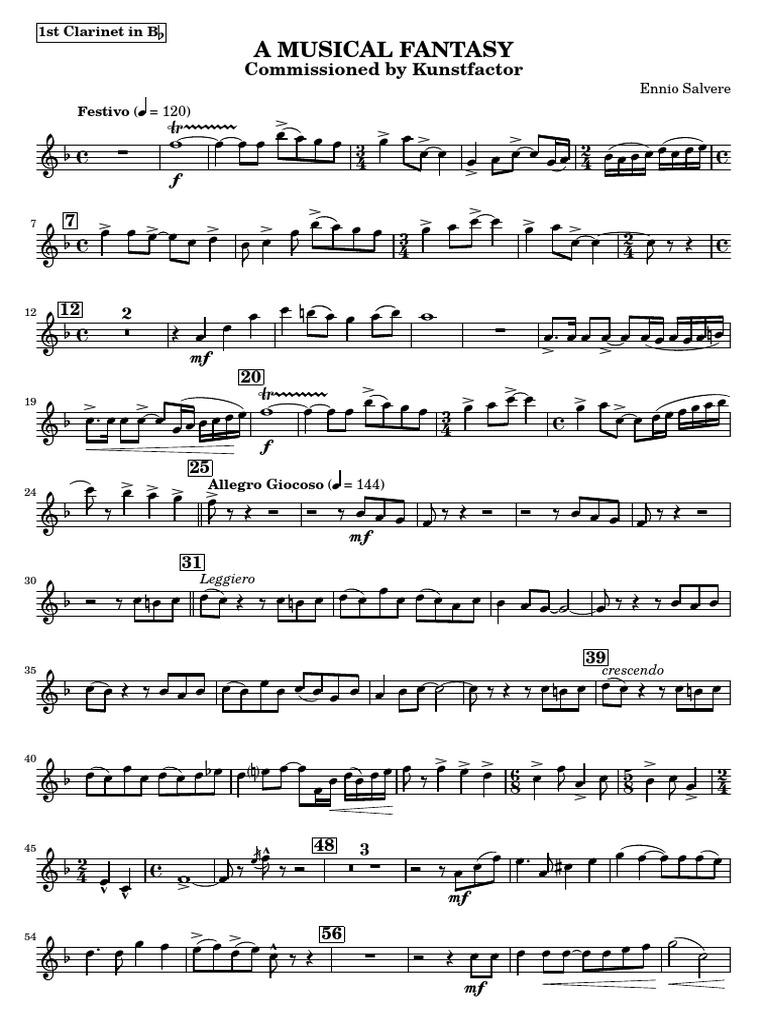 Clarinet 1 | PDF