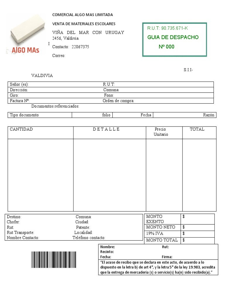 Guia de Despacho | PDF