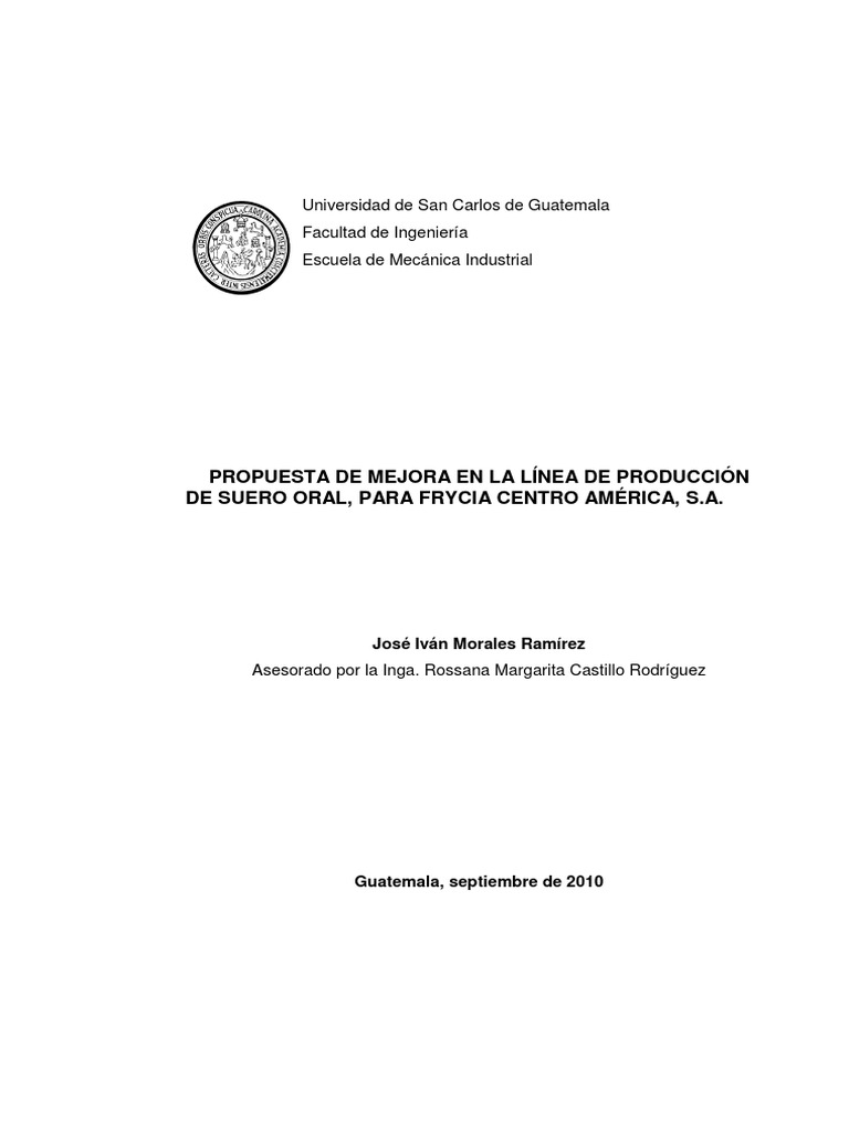 Suero Oral Tipo Oralectril | PDF | Luis Pasteur | Escherichia coli