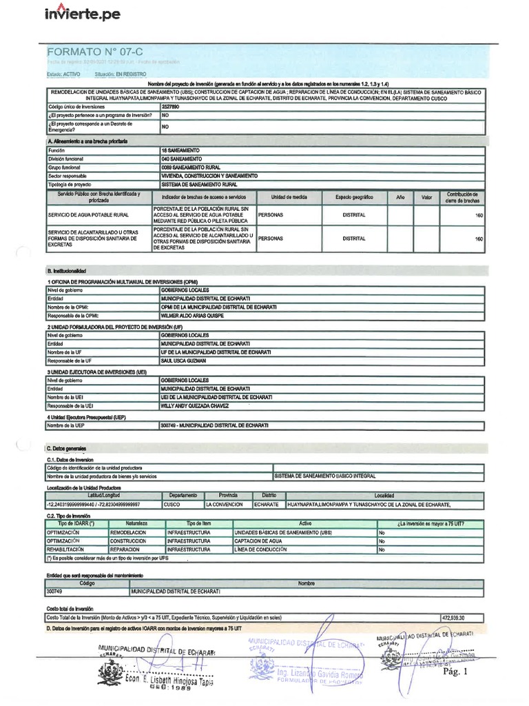 Formato 7c | Pdf