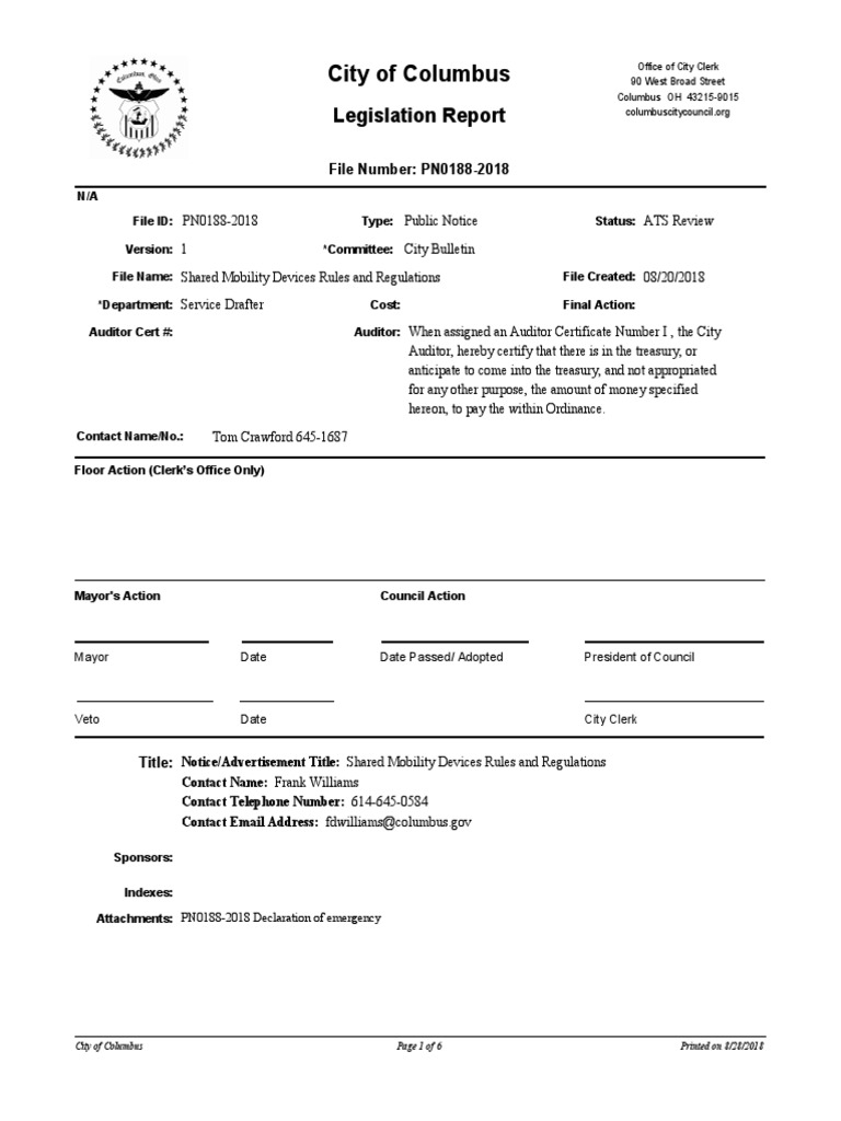Shared Mobility Devices Rules and Regs | PDF | Traffic | Lease
