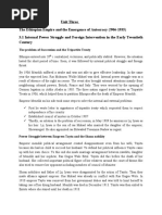 History Short Note Unit 3 | PDF