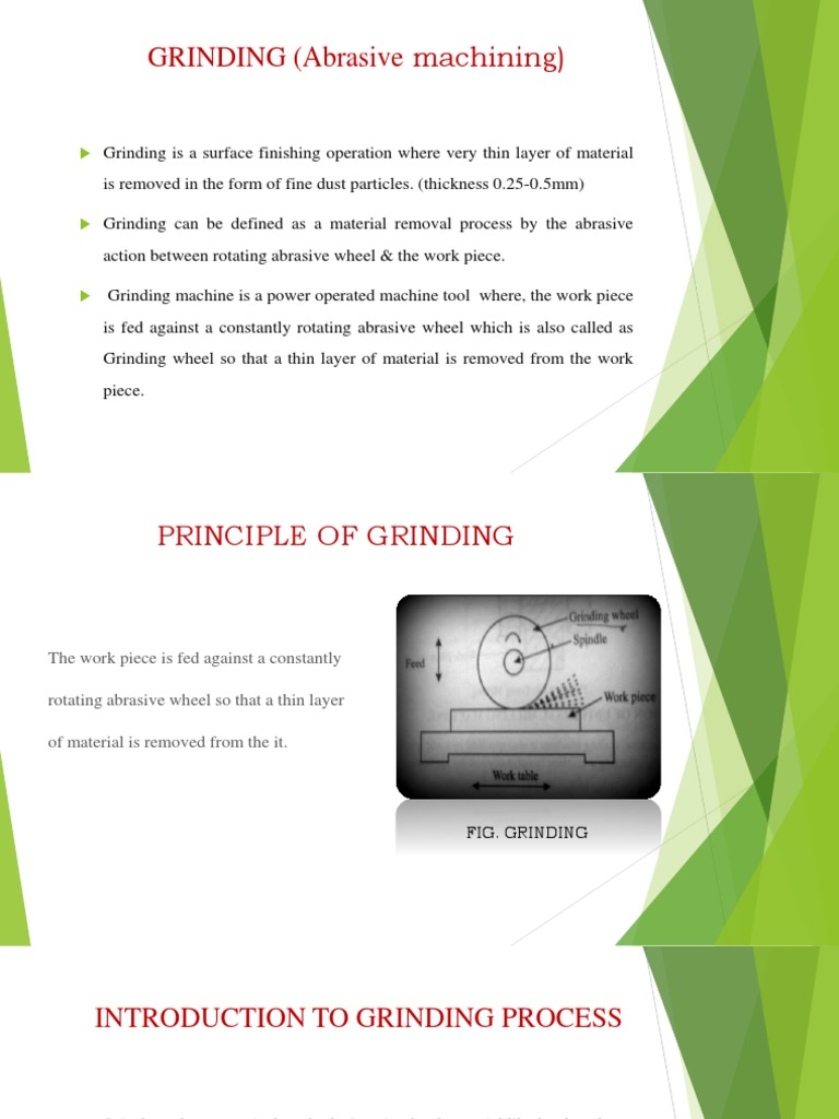 Grinding Machine | PDF | Grinding (Abrasive Cutting) | Industrial Processes