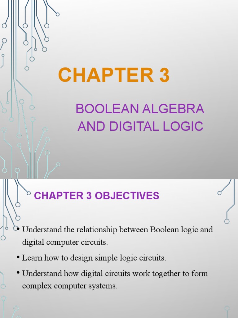 Boolean Algebra and Digital Logic | PDF | Logic Gate | Teaching Mathematics