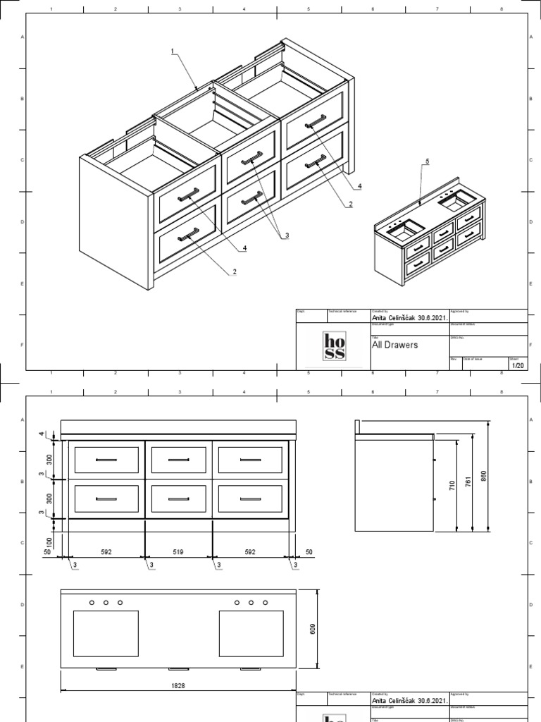 All Drawers: Dept. Technical Reference Created by Approved by | PDF ...