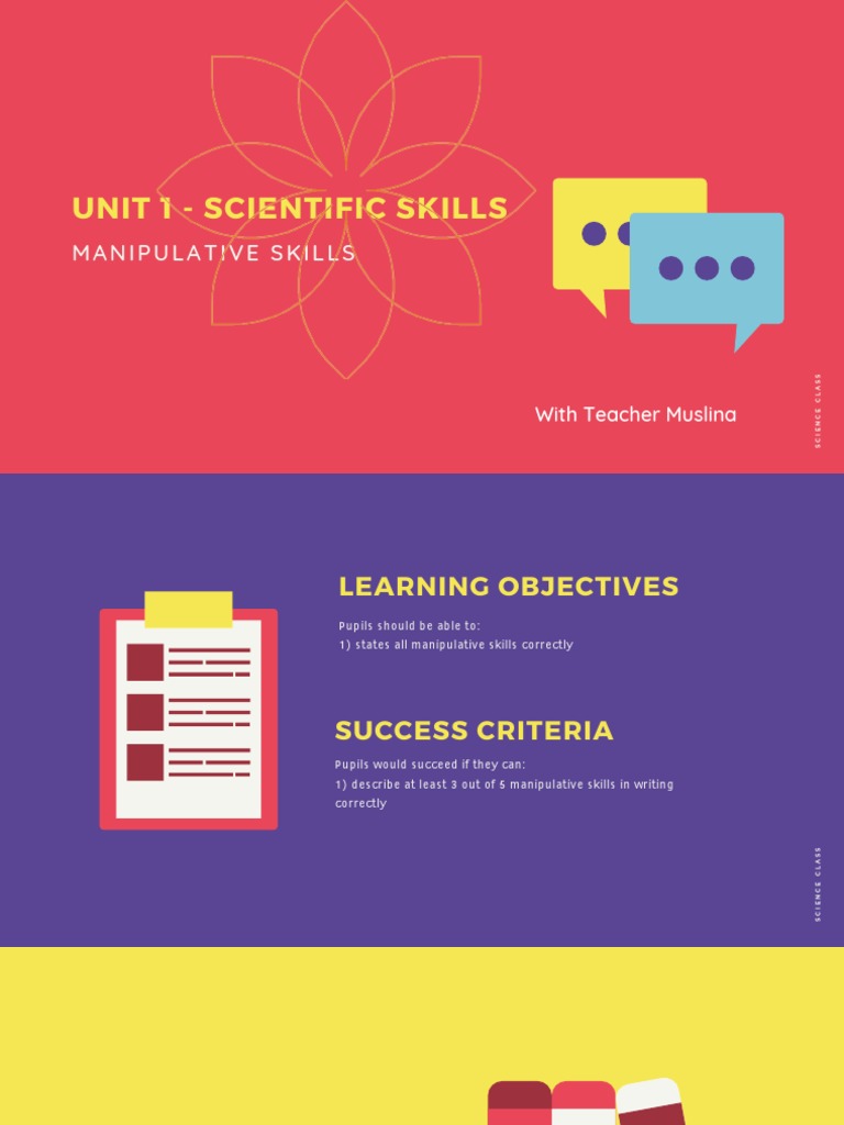 Developing Manipulative Skills for Scientific Investigations: A Lesson ...