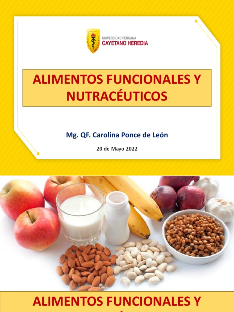Alimentos Funcionales | PDF | Comida funcional | Alimentos