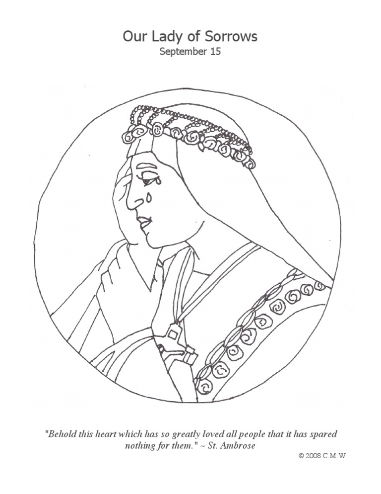 Our Lady of Sorrows: September 15 | PDF | Poetry