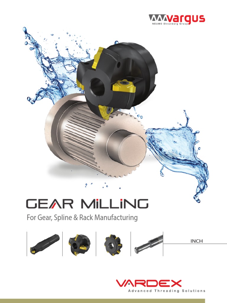 For Gear, Spline & Rack Manufacturing | PDF | Machining | Gear