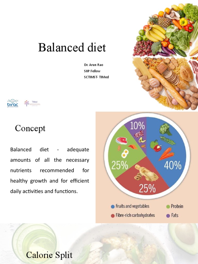 Balanced Diet | PDF | Foods | Nutrients