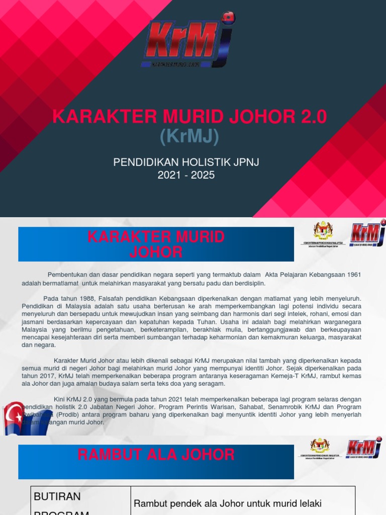 RAMBUT ALA JOHOR KRMJ 2.0 | PDF