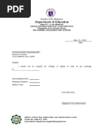 Request Letter For SOA | PDF