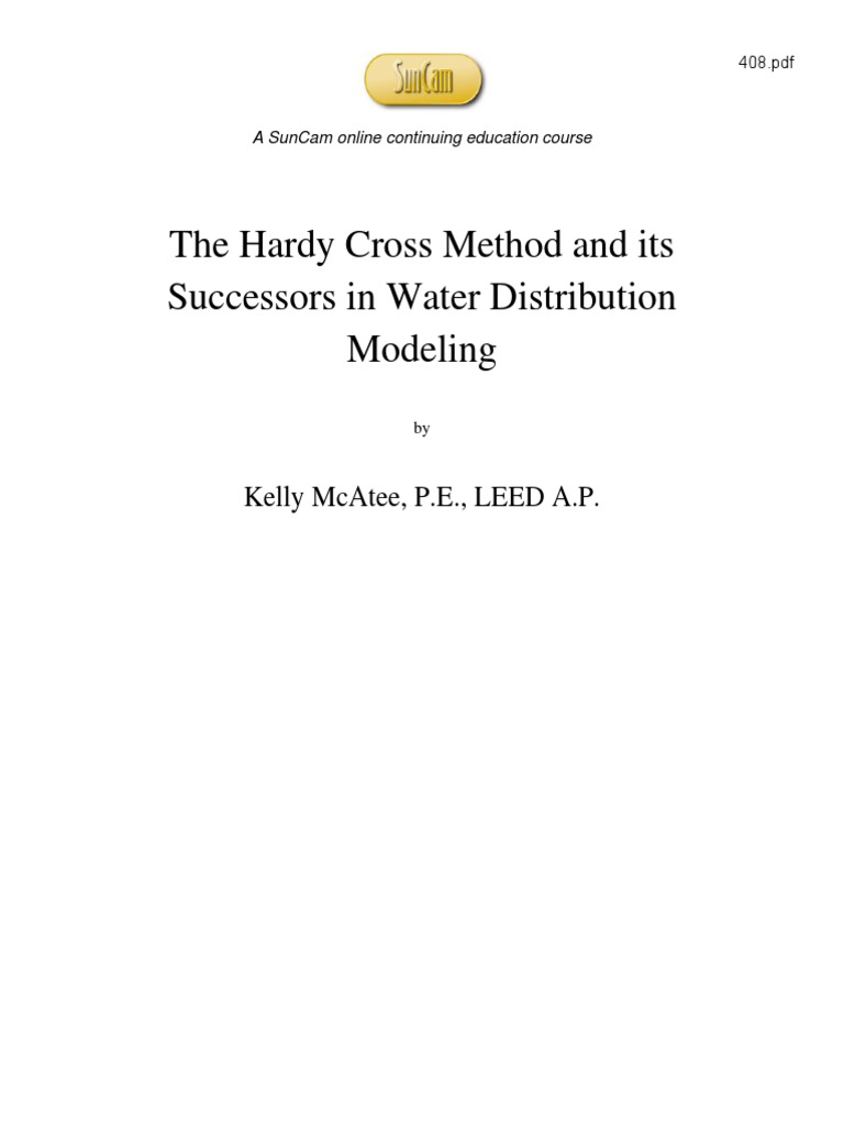 Hardy Cross Method | PDF | Mechanical Engineering | Nonlinear System