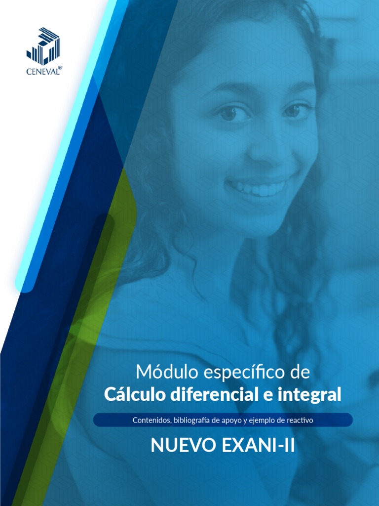 4 - Modulos Especificos Del EXANI II - Calculo Diferencial e Integral | PDF | Integral | Derivado