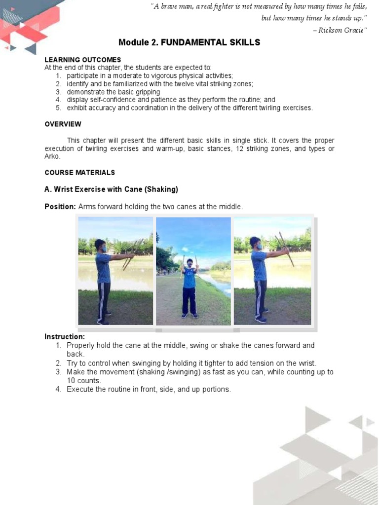 Arnis Module 2 | PDF | Foot