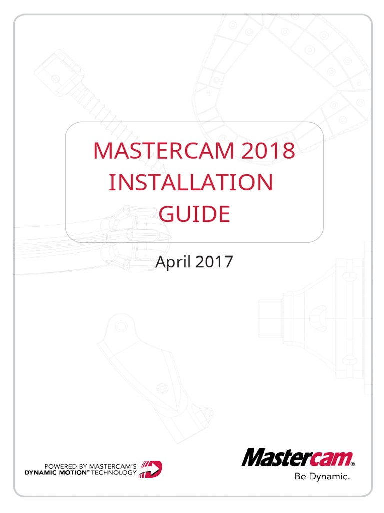 Mastercam 2018 Installation Guide: April 2017 | PDF | Installation ...