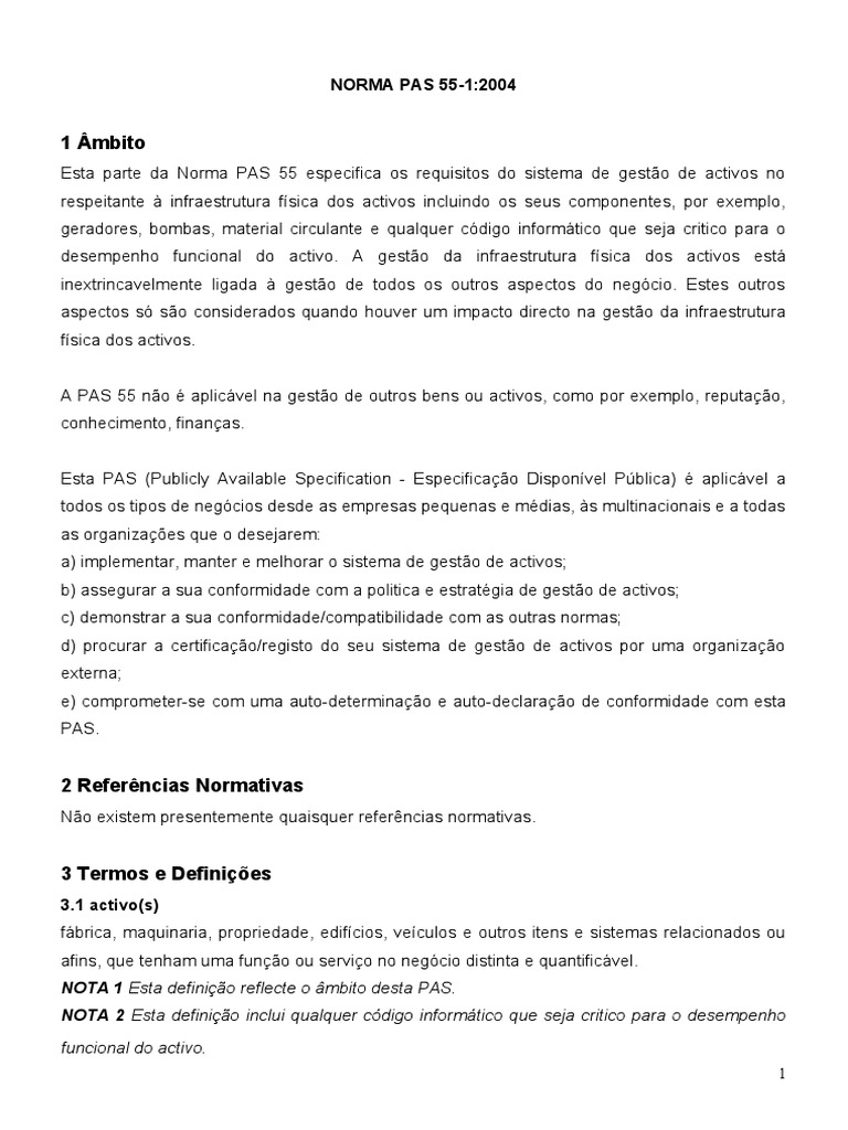 Norma Pas 55 | PDF | Cópia de segurança | Informação
