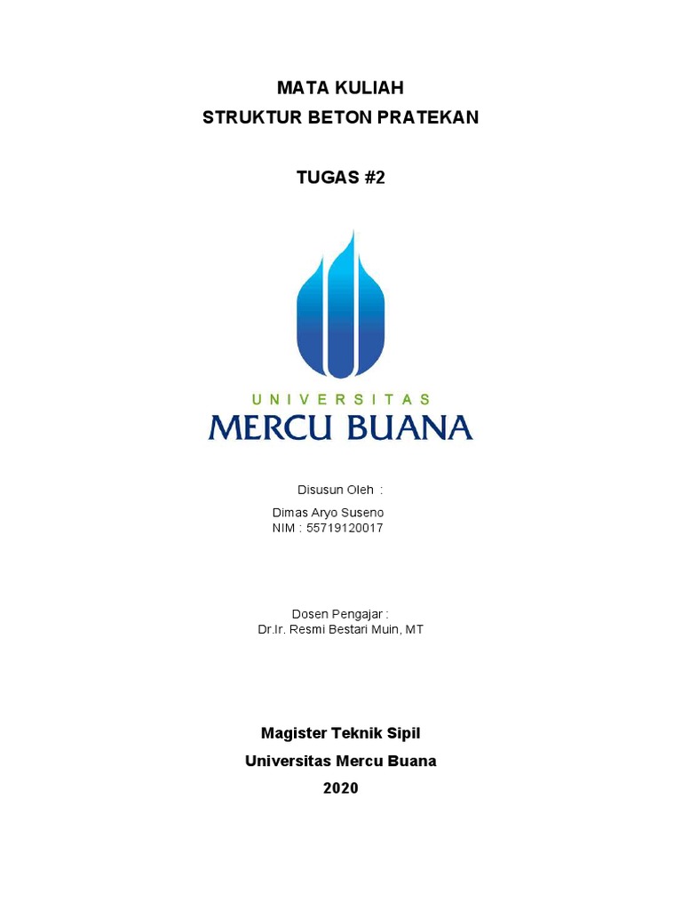 Dimas Aryo Suseno (Tugas-2 Beton Pratekan) - Rev.1 | PDF