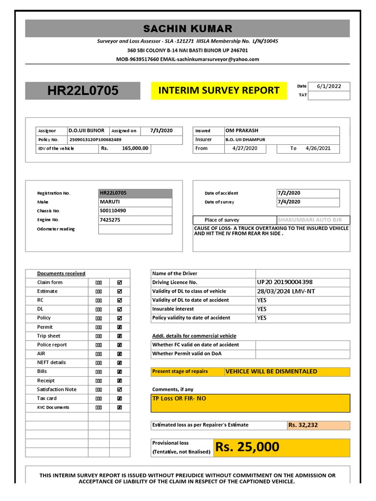 Status Format | PDF | Land Vehicles | Service Industries