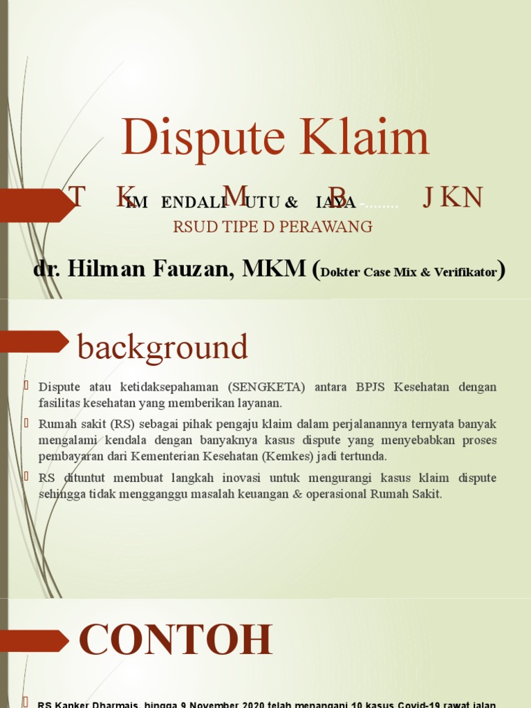 Dispute Klaim | PDF