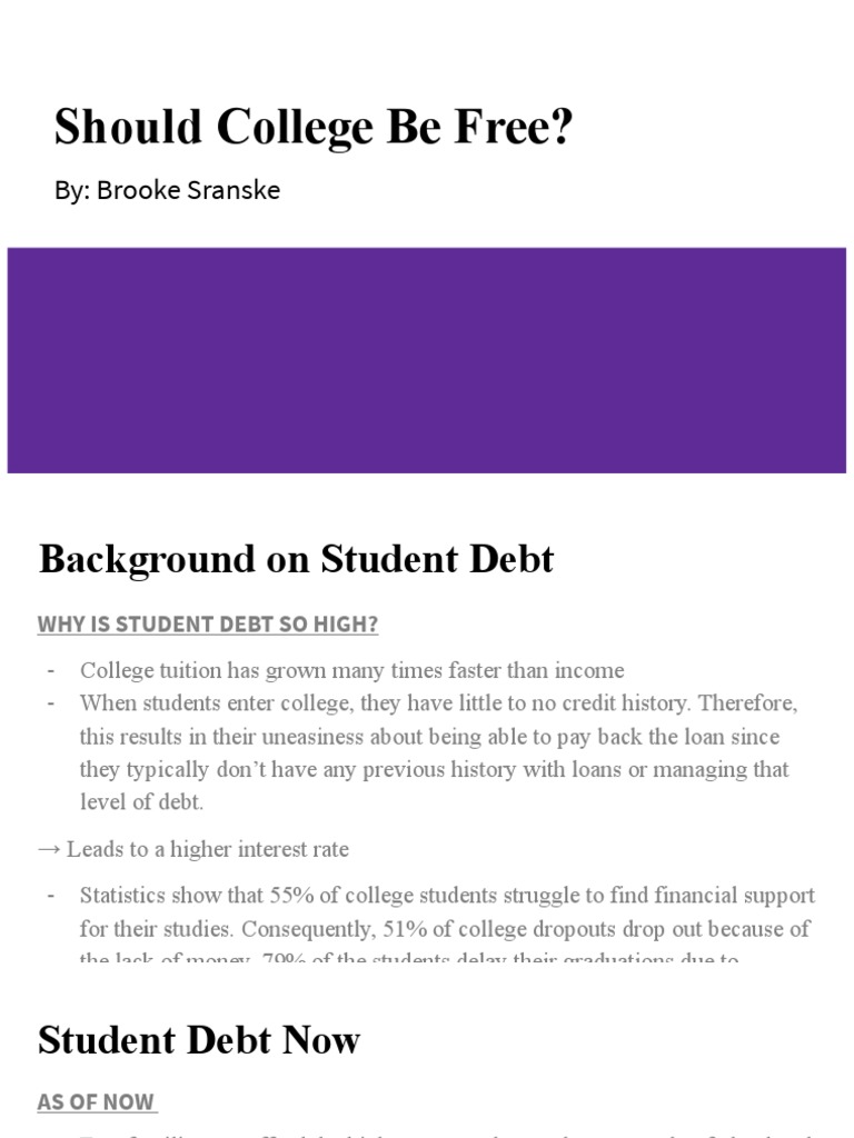 Should College Be Free | PDF
