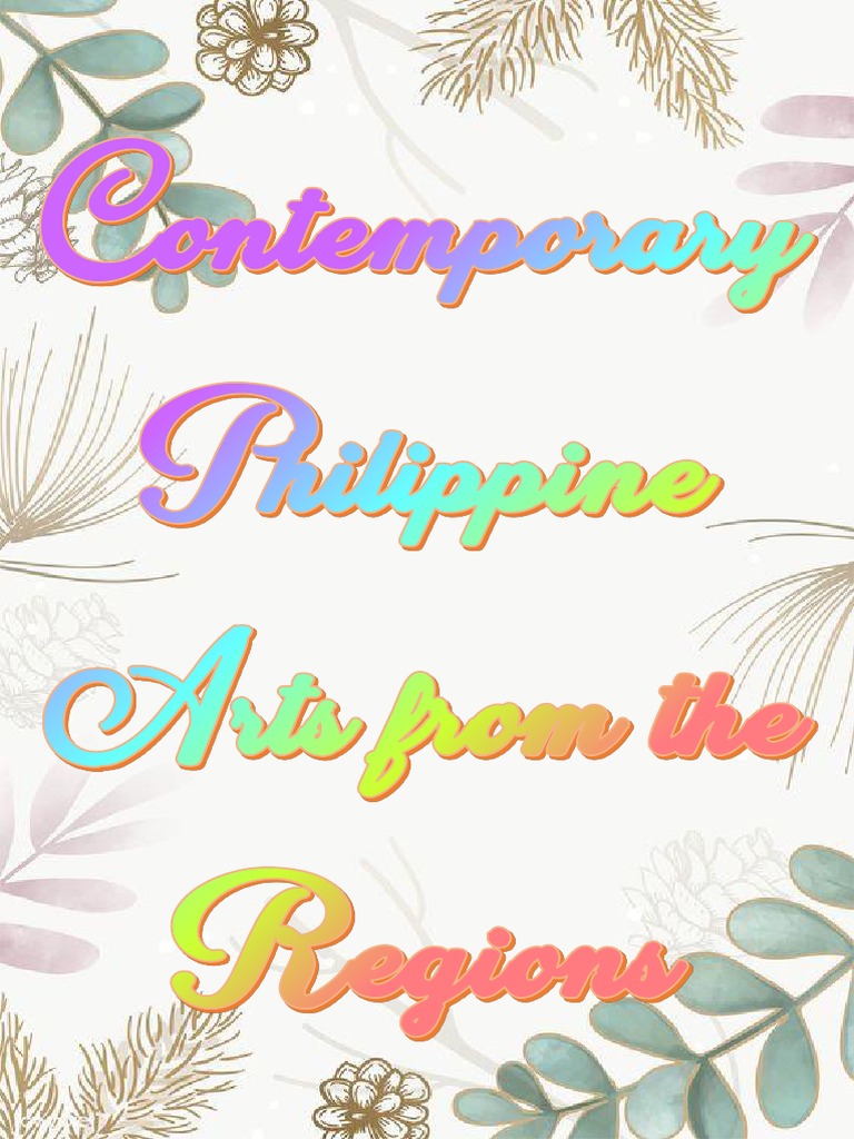 Cpar - M1 - M9 | PDF | Contemporary Art | Learning