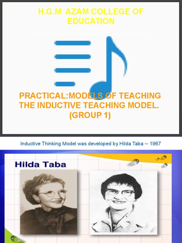 Inductive Thinking Model | PDF | Conceptual Model | Thought