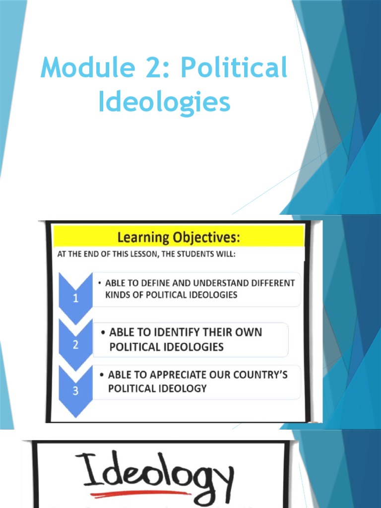 PPG Module 2 The Political Ideologies | PDF