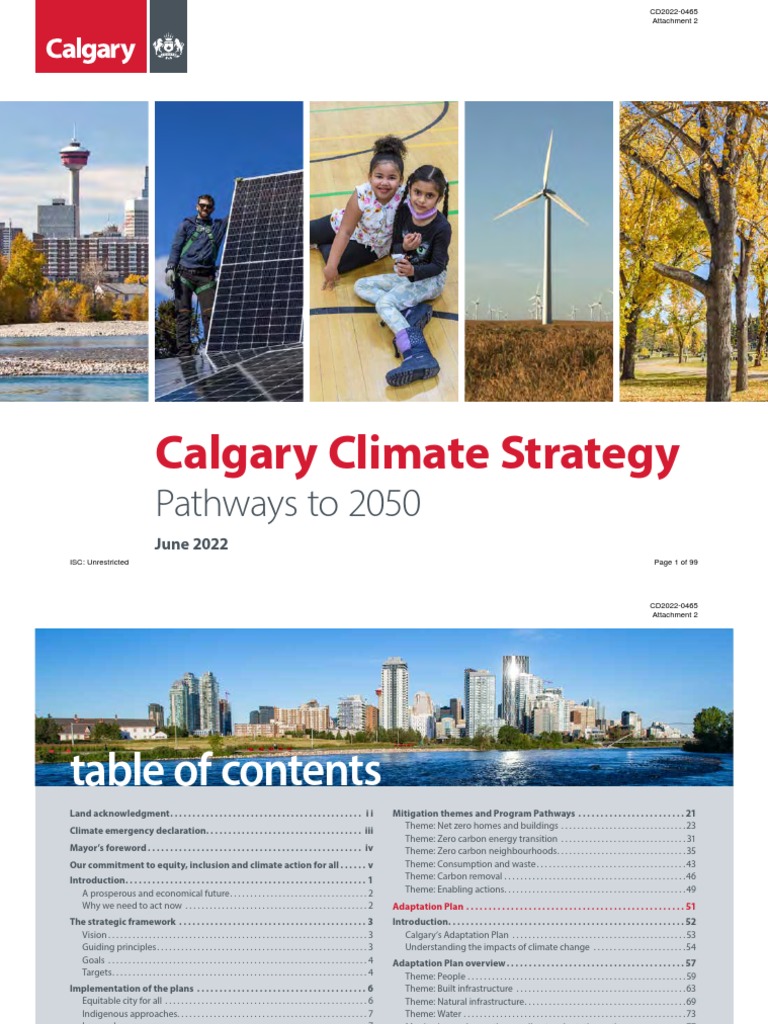 Calgary Climate Strategy - Pathways To 2050 - CD2022-0465 | PDF ...
