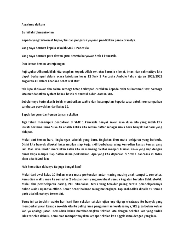 Teks Kelulusan | PDF