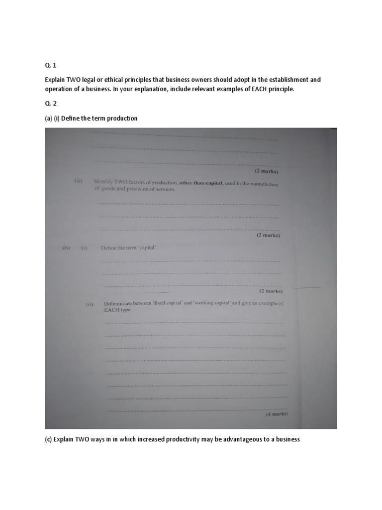 Pob Questions Real-Exam 2022.for Topics Given | PDF | Business ...